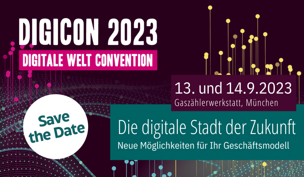 13.-14.09.2023: DIGICON 2023 „Die digitale Stadt der Zukunft“ – QAR-Lab ...